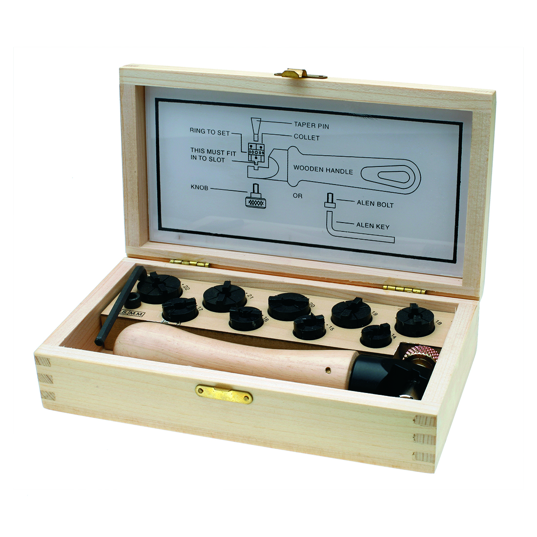 Clamp with 9 collets to engrave rings - Fov srl
