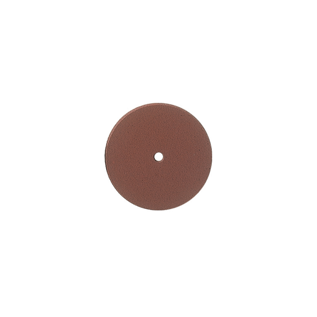 Disc-shaped brown rubber grinding wheel - EDENTA - TB01-12 - 12 pieces ...